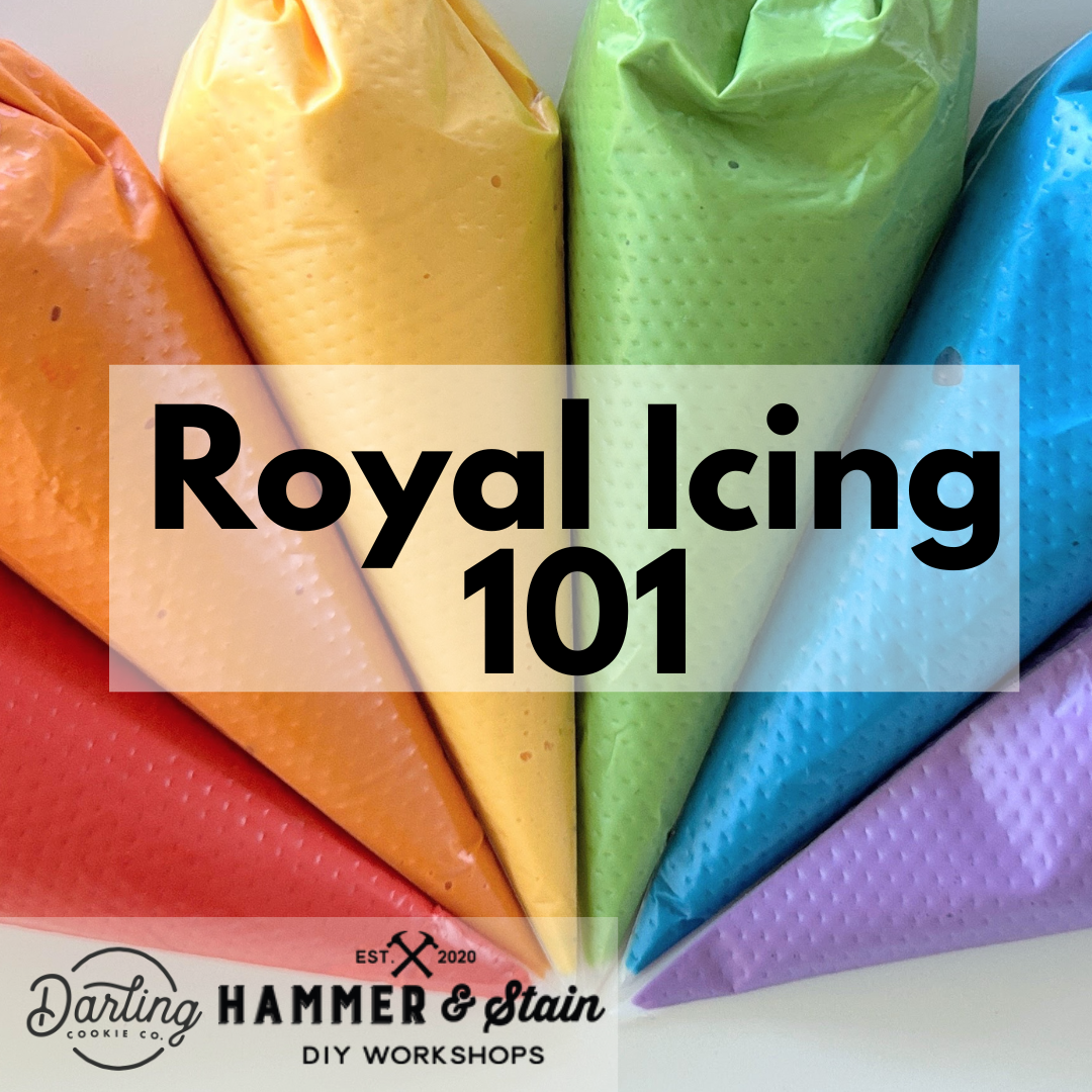 Royal Icing 101 Class | Darling Cookie Co.